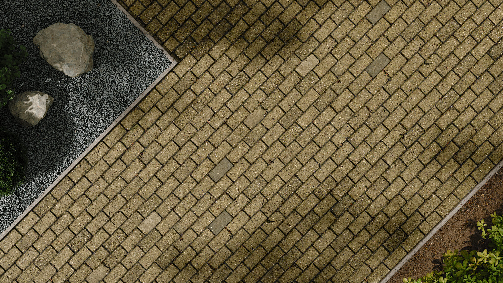 Seamless Brick Pavement Texture | Materials of the World