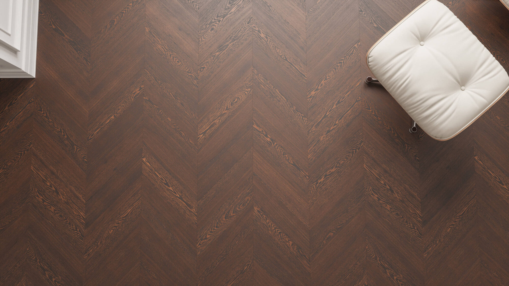 Seamless Wenge Wood Chevron Floor Texture | Materials of the World