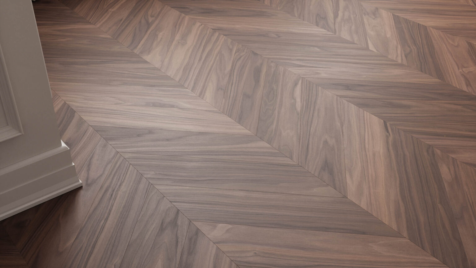 Seamless Walnut Wood Chevron Floor Texture | Materials of the World