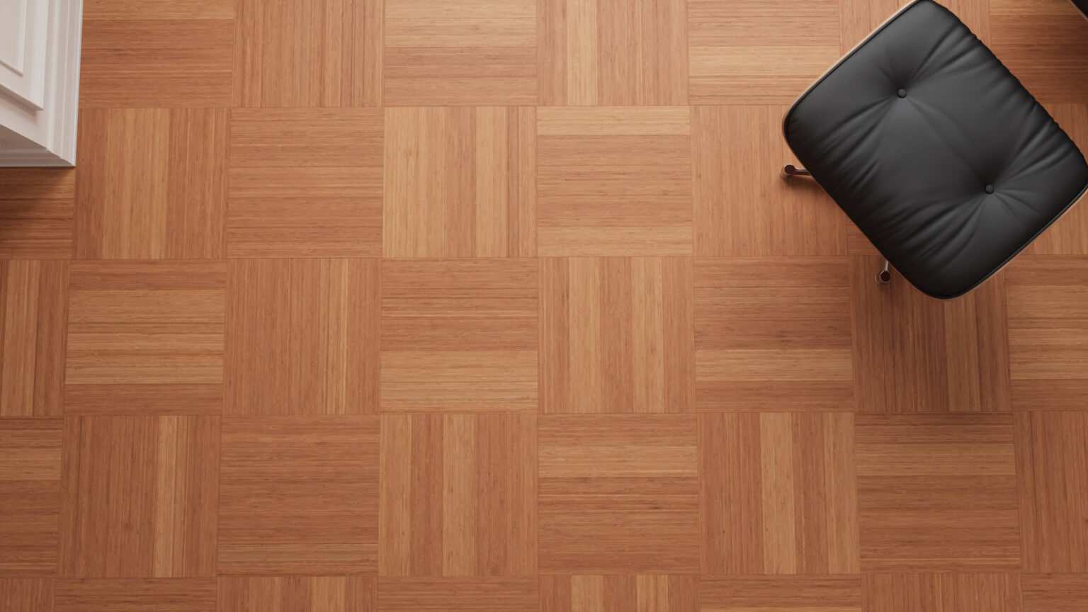 Seamless Bamboo Wood Mosaic Floor Texture | Materials of the World