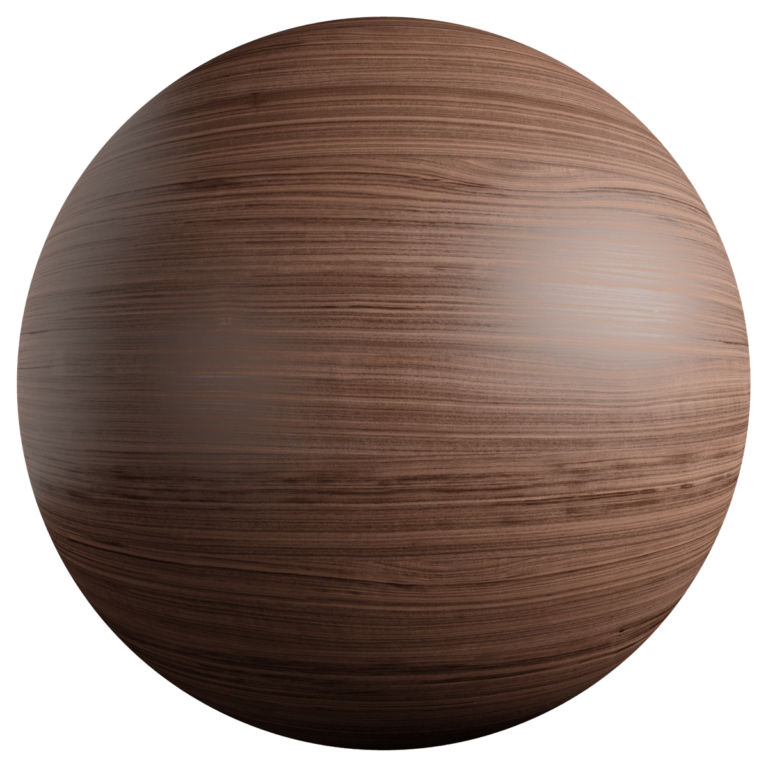 Wengé Wood Veneer Seamless PBR Texture