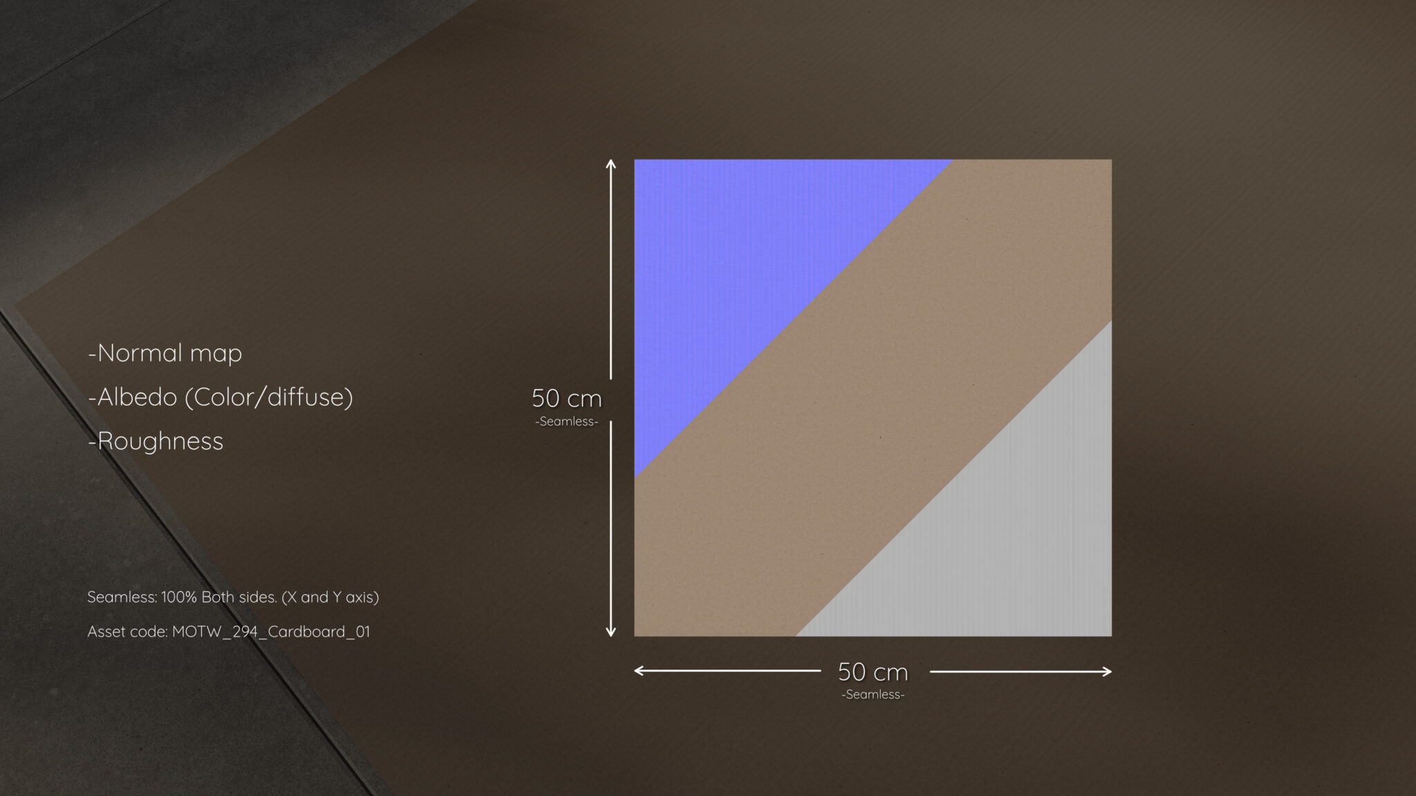 Seamless Cardboard Texture | Materials of the World