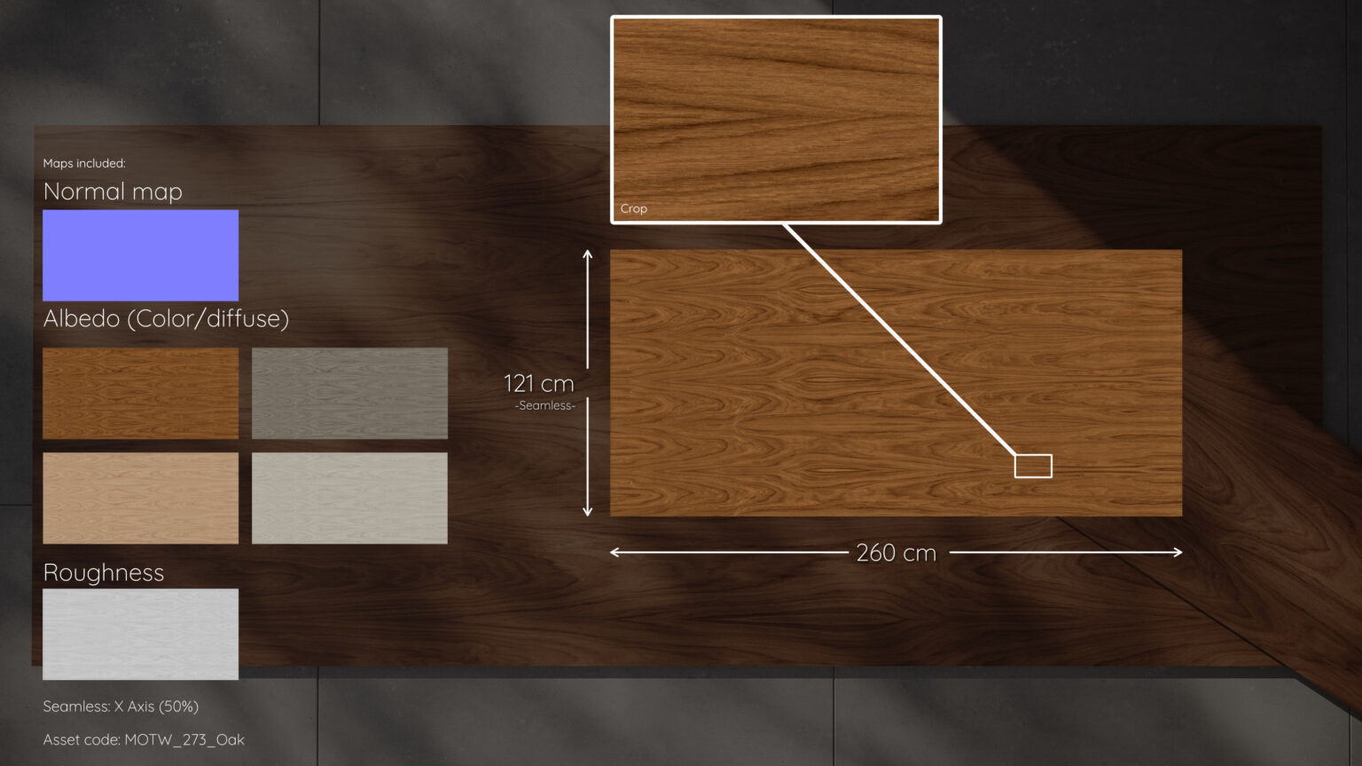 Oak Veneer 8 Seamless PBR Texture