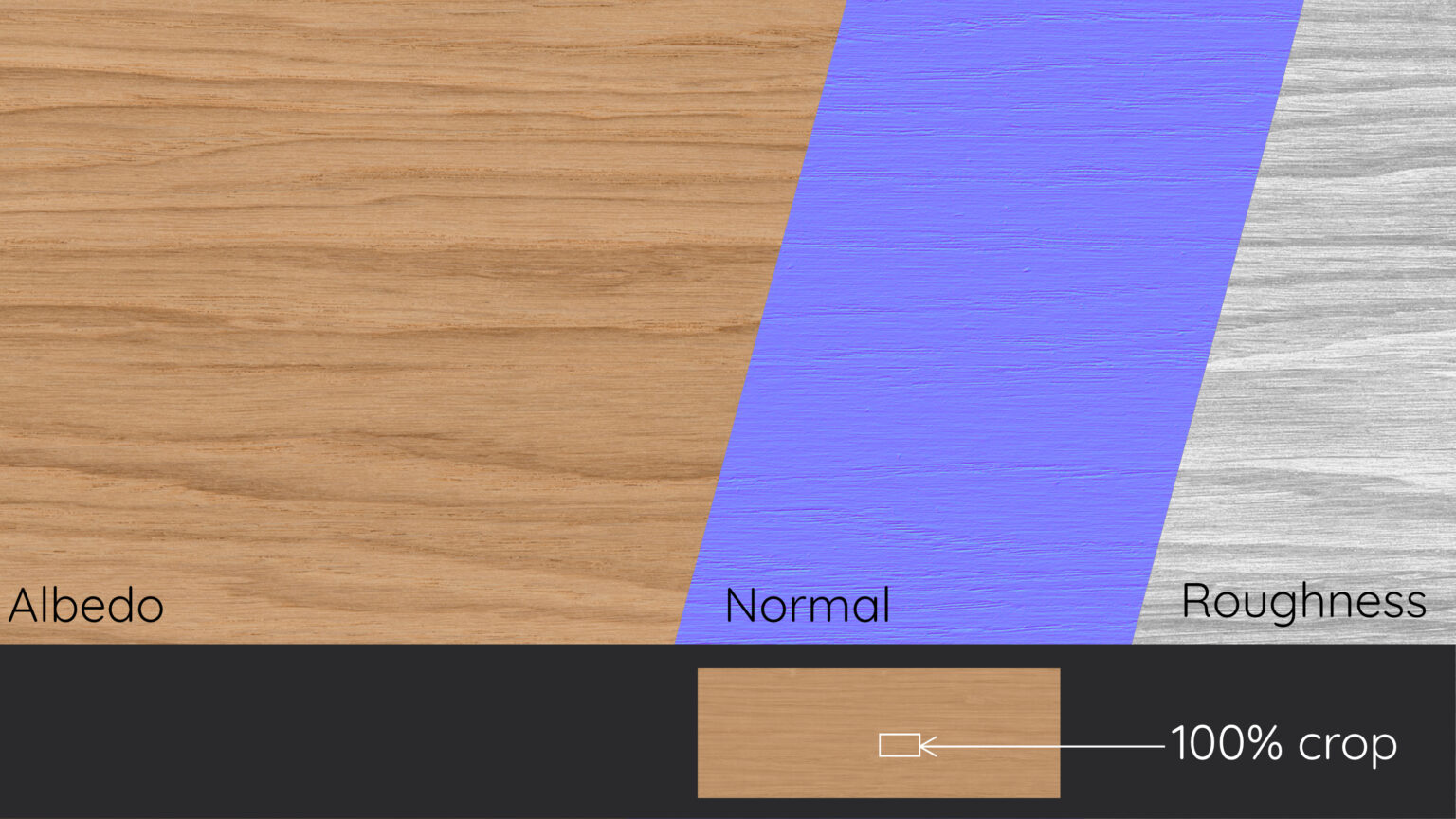 Oak Wood Seamless PBR Texture