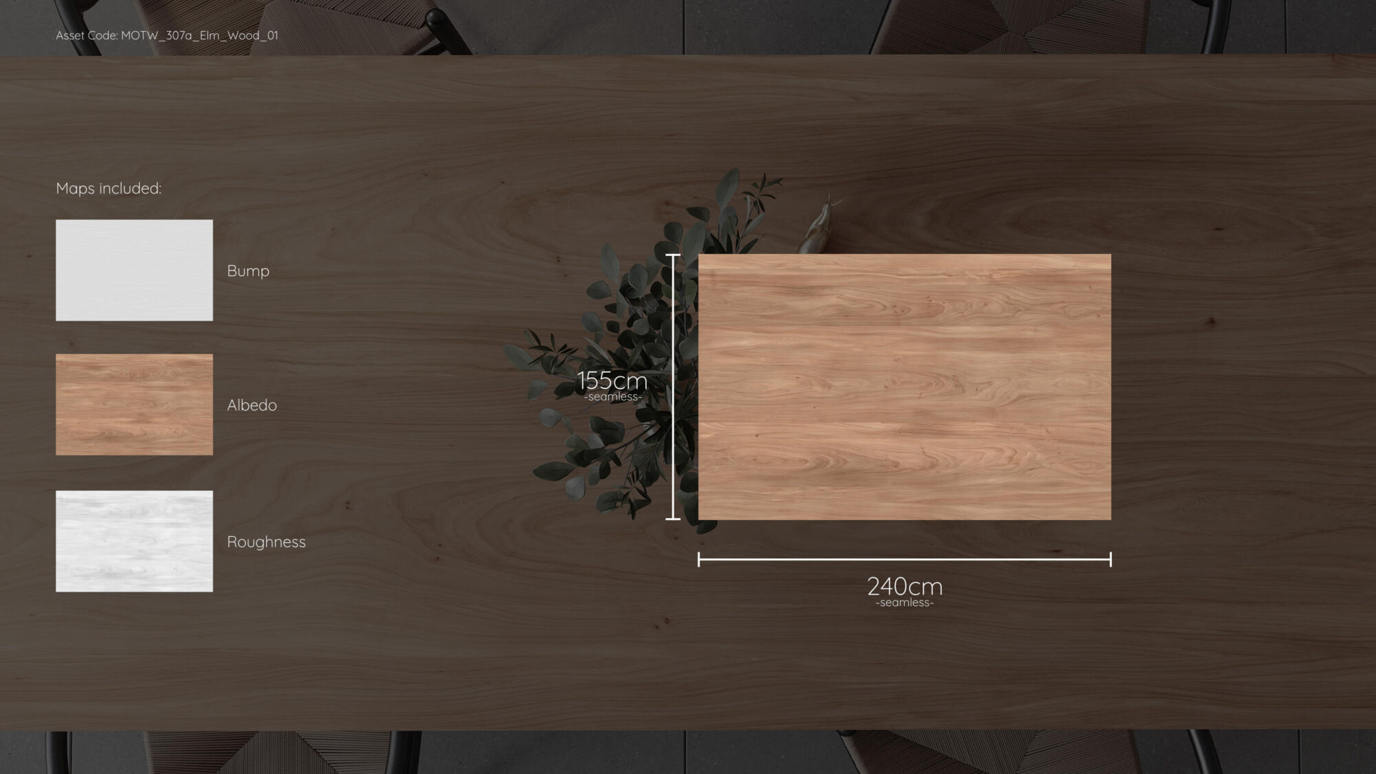 Seamless Elm Wood Texture | Materials of the World